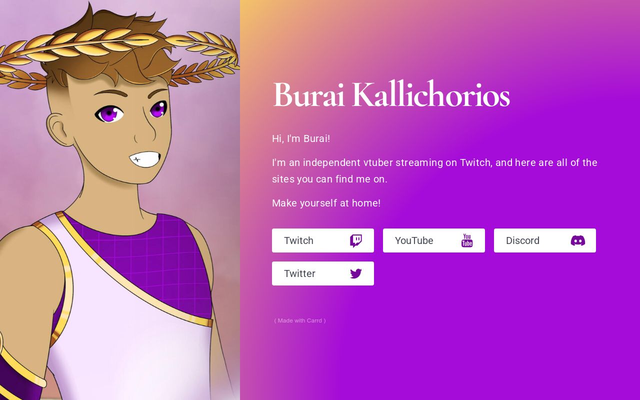 Burai Kallichorios' Carrd